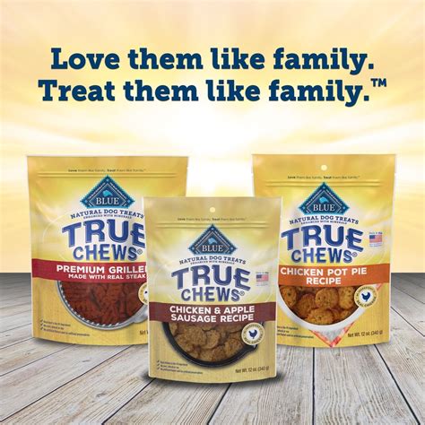 Blue Buffalo True Chews Natural Chicken And Apple Sausage Dog Treats 12