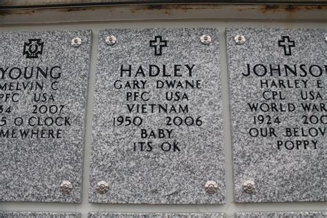 Gary Dwane Hadley 1950 2006 Memorial Find A Grave