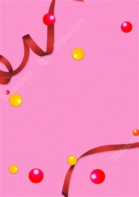 Cleaning Candy Streamers Page Border Background Word Template And
