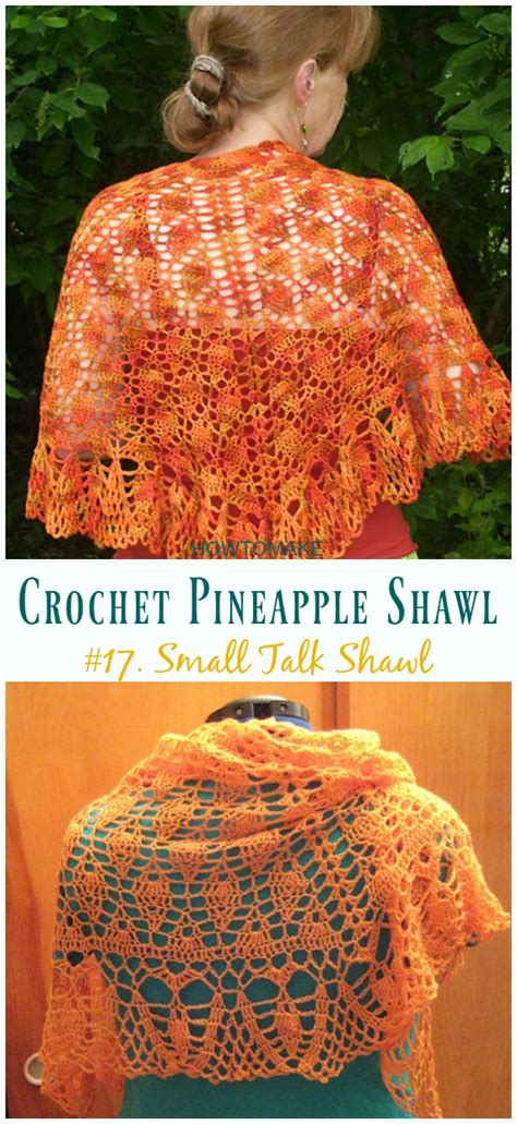 Free Crochet Pineapple Shawl Pattern Crochet Pineapple Shawls Free