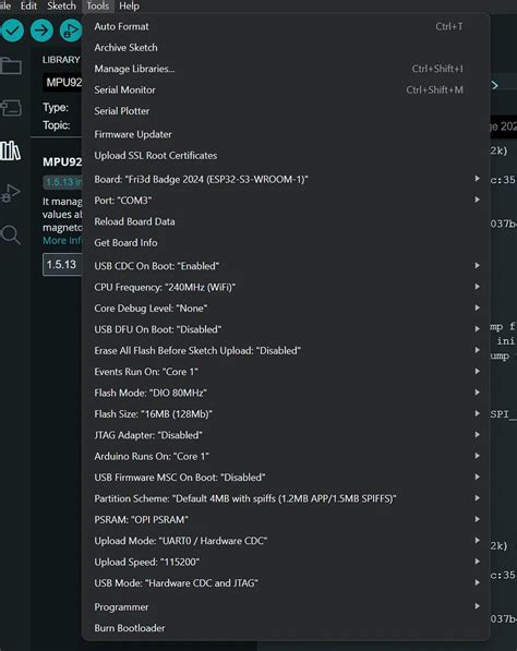 Error Programming Custom Esp32 S3 Wroom 1 Support Core Electronics Forum