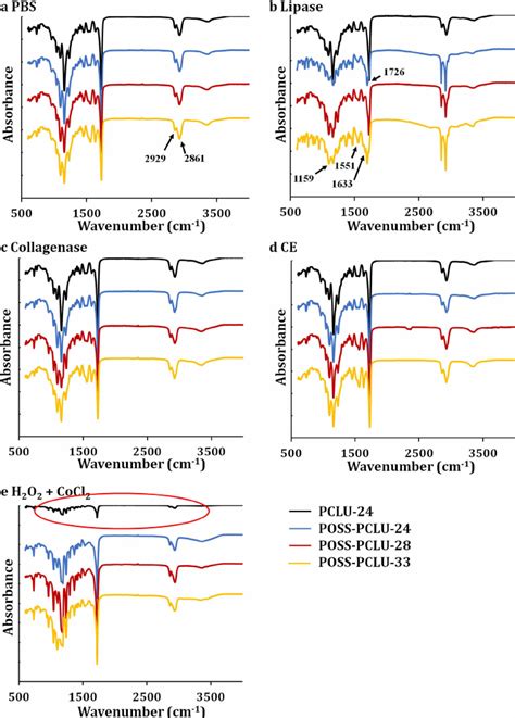 Overlaid Attenuated Total Reflectance Atr Fourier Transform Infrared