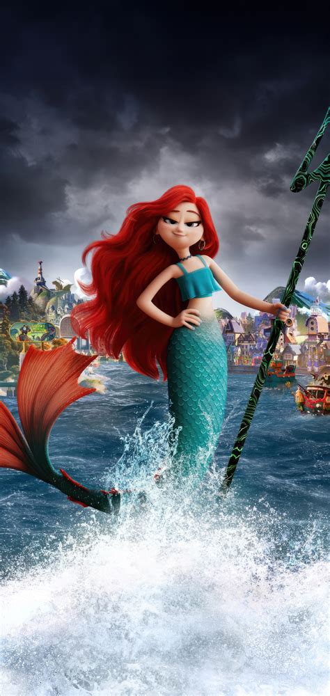 1080x2280 Chelsea The Mermaid In Ruby Gillman Teenage Kraken One Plus 6 Huawei P20 Honor View 10