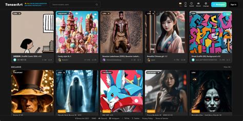 Tensor Art Generate Free Ai Art And Host Ai Models