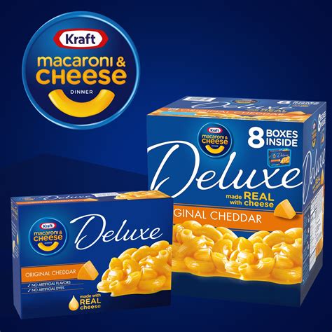 Kraft Macaroni And Cheese Deluxe