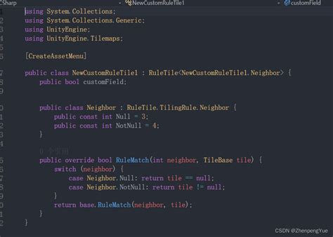 Unity2d Custom Ruletile Script 可编程的ruletilecustom Rule Tile Csdn博客