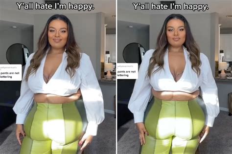 Plus Size TikToker Shamed In Tight Green Pants
