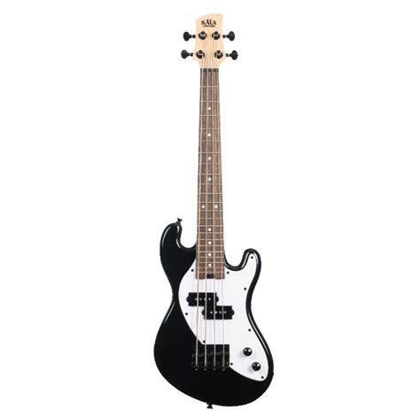 Kala U Bass Solid Body Jet Black 4 String Dijkmanmuziek