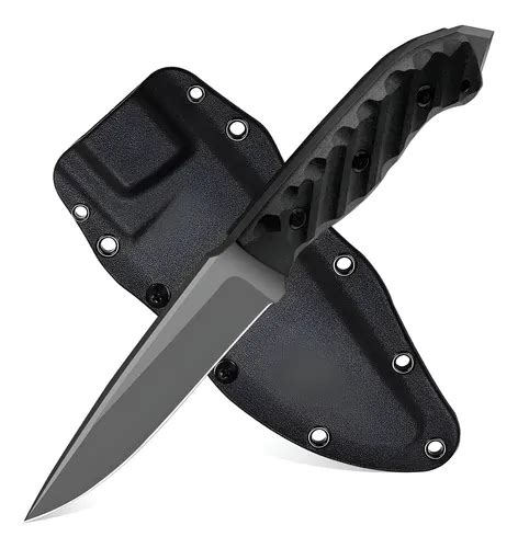 Cuchillo De Hoja Fija Con Funda De Kydex Acero D2 De Cuotas Sin Interés