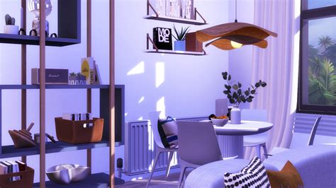 Sims 4 Modern Apartment For Rent Cc Build Download Simbarb On Tumblr