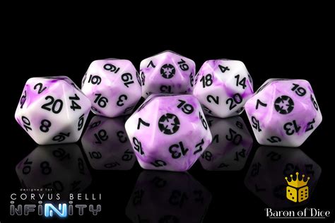 Infinity Aleph Official Dice Set Baron Of Dice