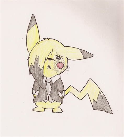 Emo Pikachu By Kemuff On Deviantart