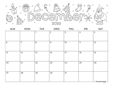 December 2026 Calendars 40 Free Printable Pdf