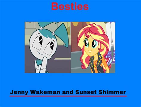 Jenny Wakeman And Sunset Shimmer As Besties By Geononnyjenny On Deviantart