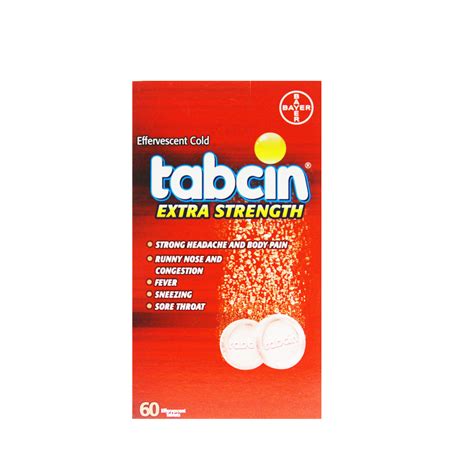 Tabcin Extra Fuerte X Tableta Efervescente Farmacias Ave Fenix