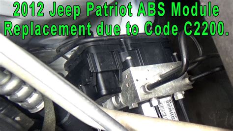 Avoid Costly Repairs Replace And Initialize Your Jeep Patriot Abs