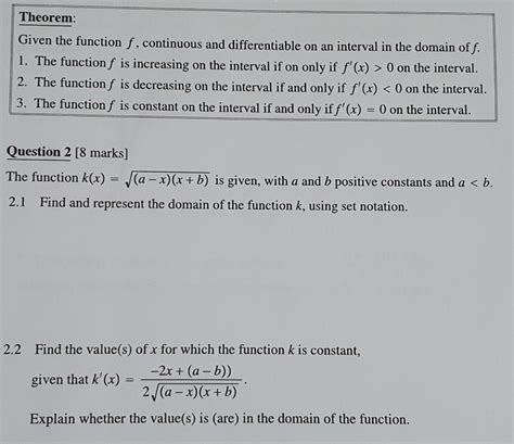 solved theorem given the function f continuous and