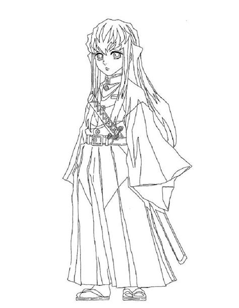 Chibi Easy Coloring Page Free Printable Pdf