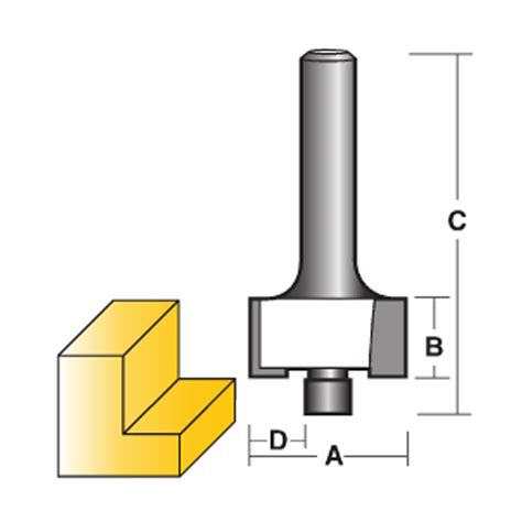 Carbitool Rebating Router Bit