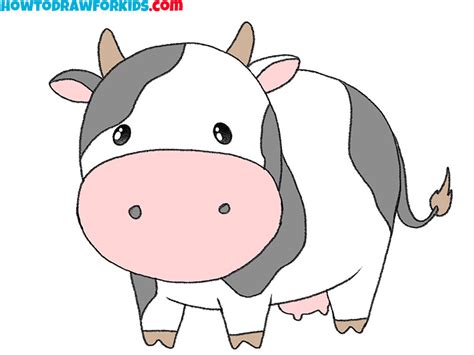 Cow Easy Drawing