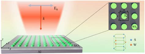 Schematic Illustration Of The Hybrid System With Bulk Ws2 Nanodisk
