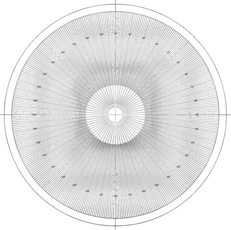 Overlay Chart For Projector No18 Protractor Chart 1° Pitch Metric Ø3
