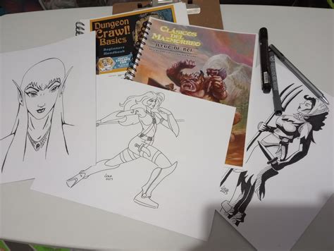 My Dcc Real Art Not Ai And The Materials I Have For Dcc Quickstart R Dccrpg