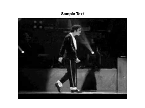Michael Jackson Dancing Moonwalk 