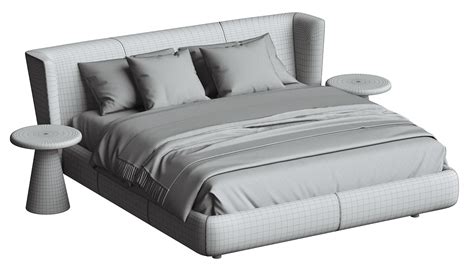 Ditre Italia High End Royal Italian Designer Double Bed Cassoni 3d Model Turbosquid 2187067