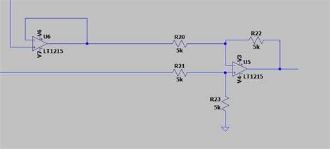 Operational Amplifier Subtractor Circuit Is Not Subtracting Voltages