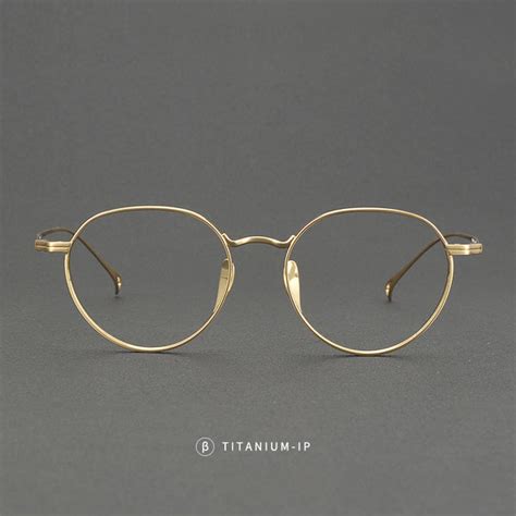 Katt Classic Oval Titanium Glasses Frame Jollynova