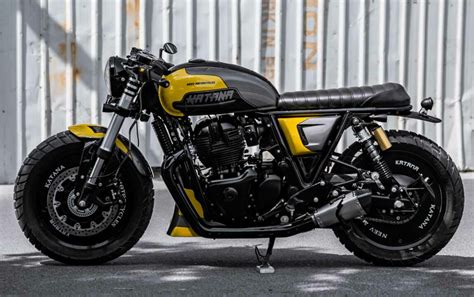 Royal Enfield Interceptor 650 Modified Into Katana Scrambler Details