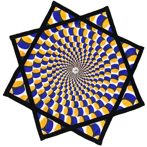 Flowstar Beginners Flow Star Spinning Cloth Sided Print Fingertip Rotating Flow Toy Dapo Star