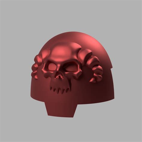 Stl File Exorcists Terminator Shoulder Pad・3d Printing Template To Download・cults