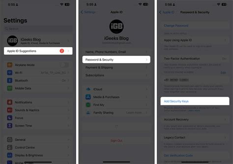 How To Use Security Keys For Apple Id On Iphone Ipad And Mac Igeeksblog