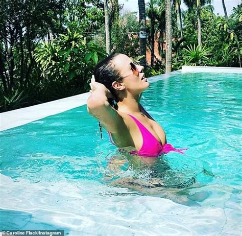 Caroline Flack 39 Shares Sultry Snap Of Herself Sporting A Bikini In