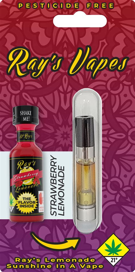 Strawberry Hash Rosin Vape Rays Lemonade