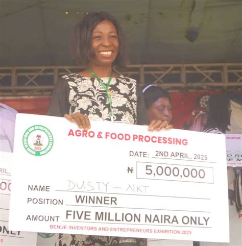Breaking Cefter Bsu Graduate Wins Big At 2025 Agro And Food Processing
