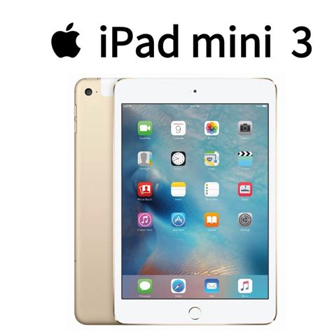 Apple Ipad Mini 3 16g Ios Tablet Inteligente Somente Suporta Wifi 79 Polegadas 90 Novo Ouro