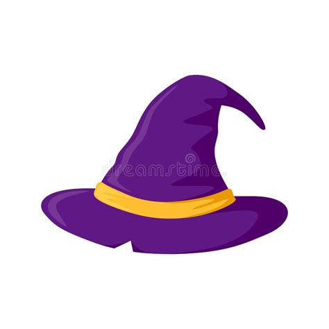 Wizard Hat Isolated On White Background Stock Vector Illustration Of
