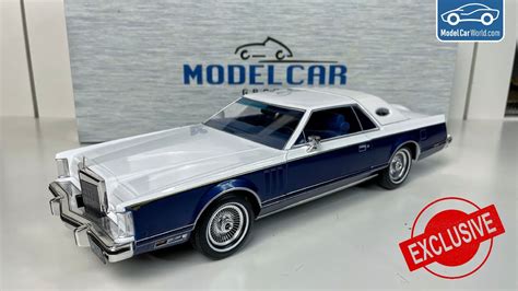 118 Lincoln Continental Mark V Model Car Group Unboxing Youtube