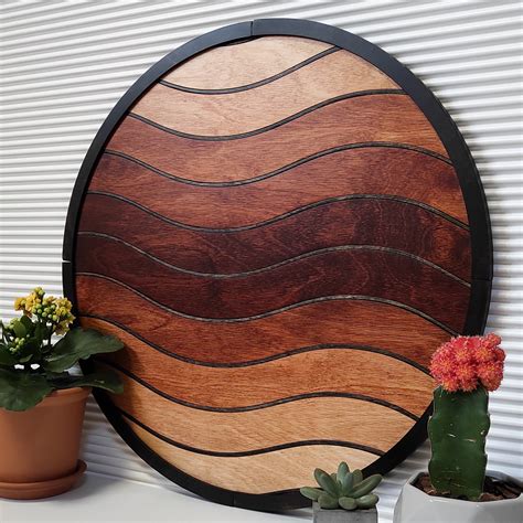 Wood Wall Round Decor Wood Modern Decor Wood Modern Decor Wood Wall