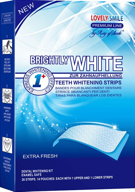 Lovely Smile White Strips Teeth Whitening Strips Ray Of Smile