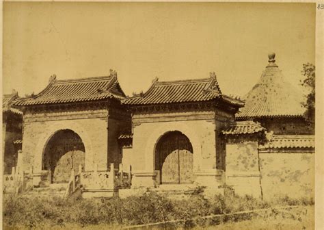 清朝老照片 1874年的北京天坛 实在是破败得很