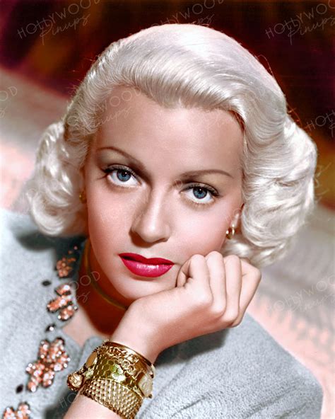 Lana Turner Bejewelled Blonde 1946 Hollywood Pinups Color Prints