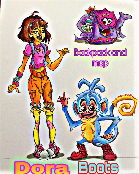 Dora The Exploration Girl Redesign By Wilduda On Deviantart