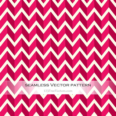 Pink Zigzag Seamless Pattern Vector