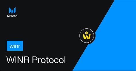 Winr Protocol Price Winr To Usd Research News And Fundraising Messari