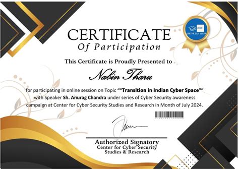 Earned Cfcs2r Certificate For Ai Fraud And Cybersecurity Nabin Tharu