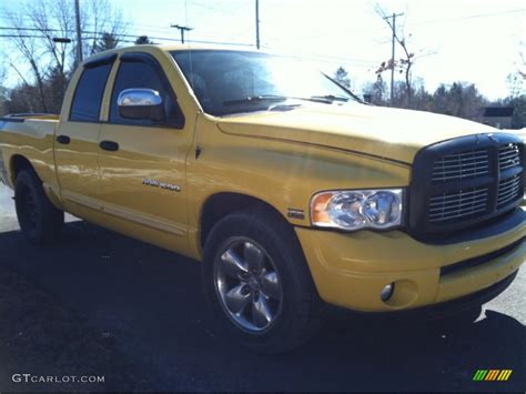 2004 Solar Yellow Dodge Ram 1500 Slt Quad Cab 77361594 Photo 4